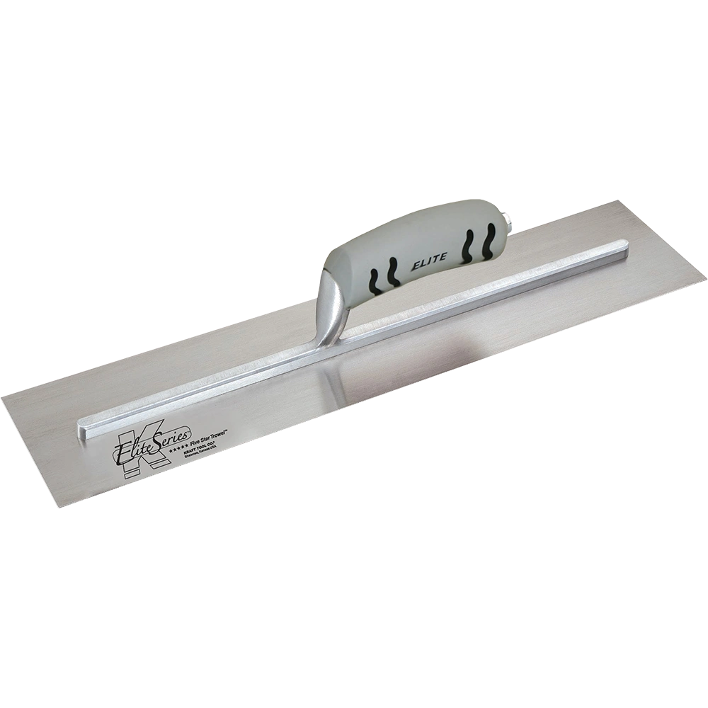 Elite Series Five Star 14 X 3 Carbon Steel Cement Trowel With elite-series-five-star-14-x-3-carbon-steel-cement-trowel-with
